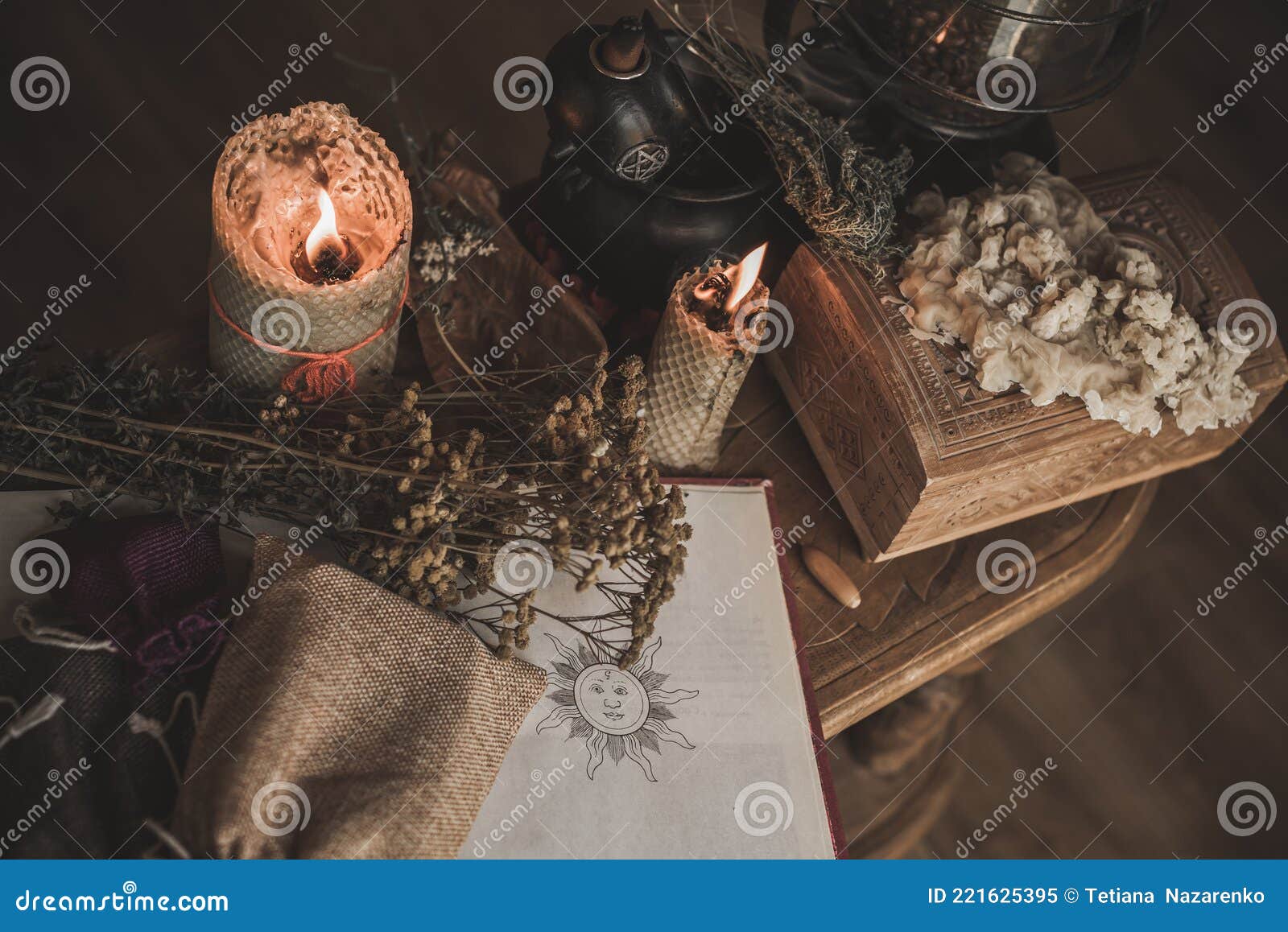 Magical Attributes, Old Magic Concept Stock Image - Image of objects ...