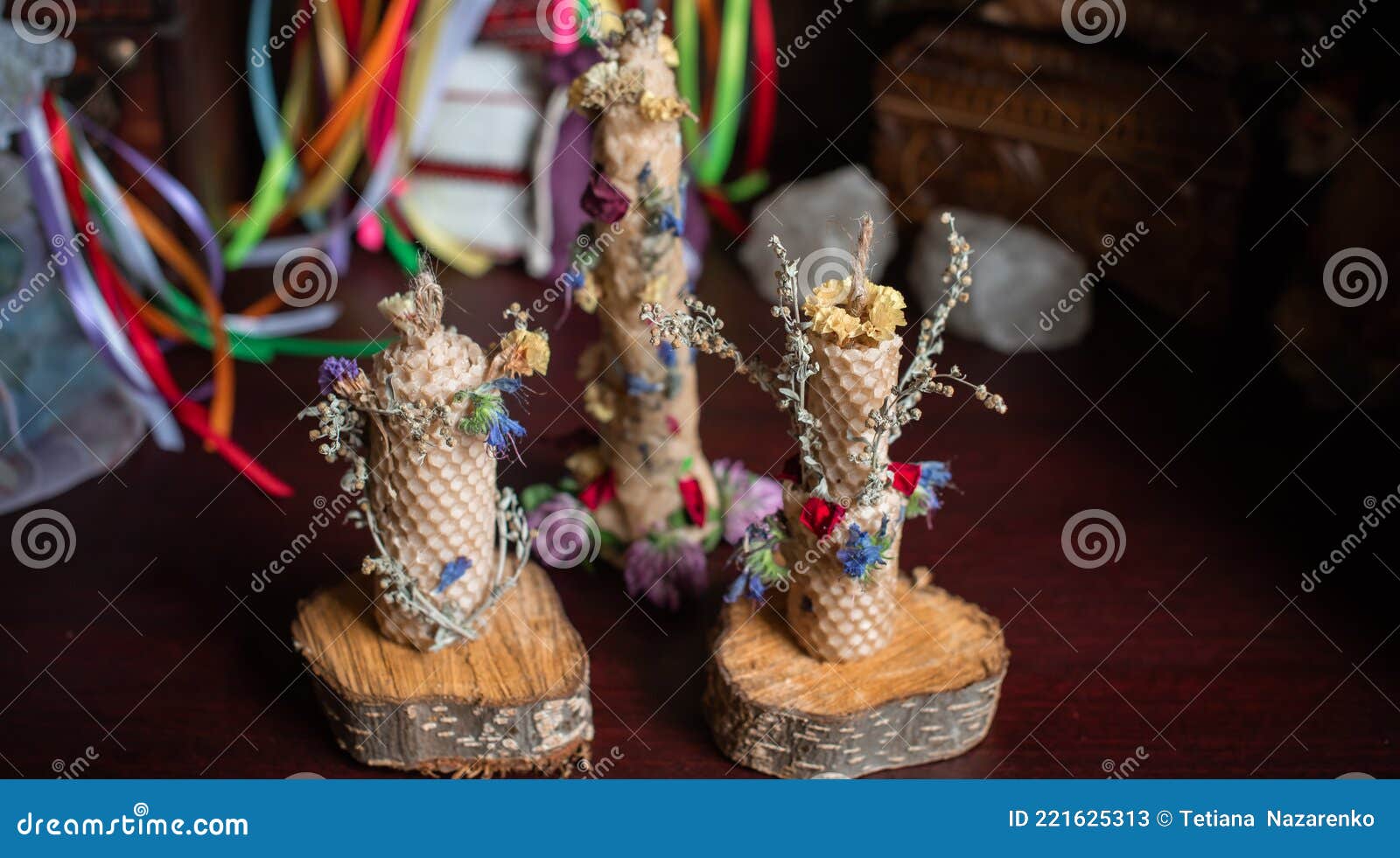 Magical Attributes, Old Magic Concept Stock Image - Image of fire ...