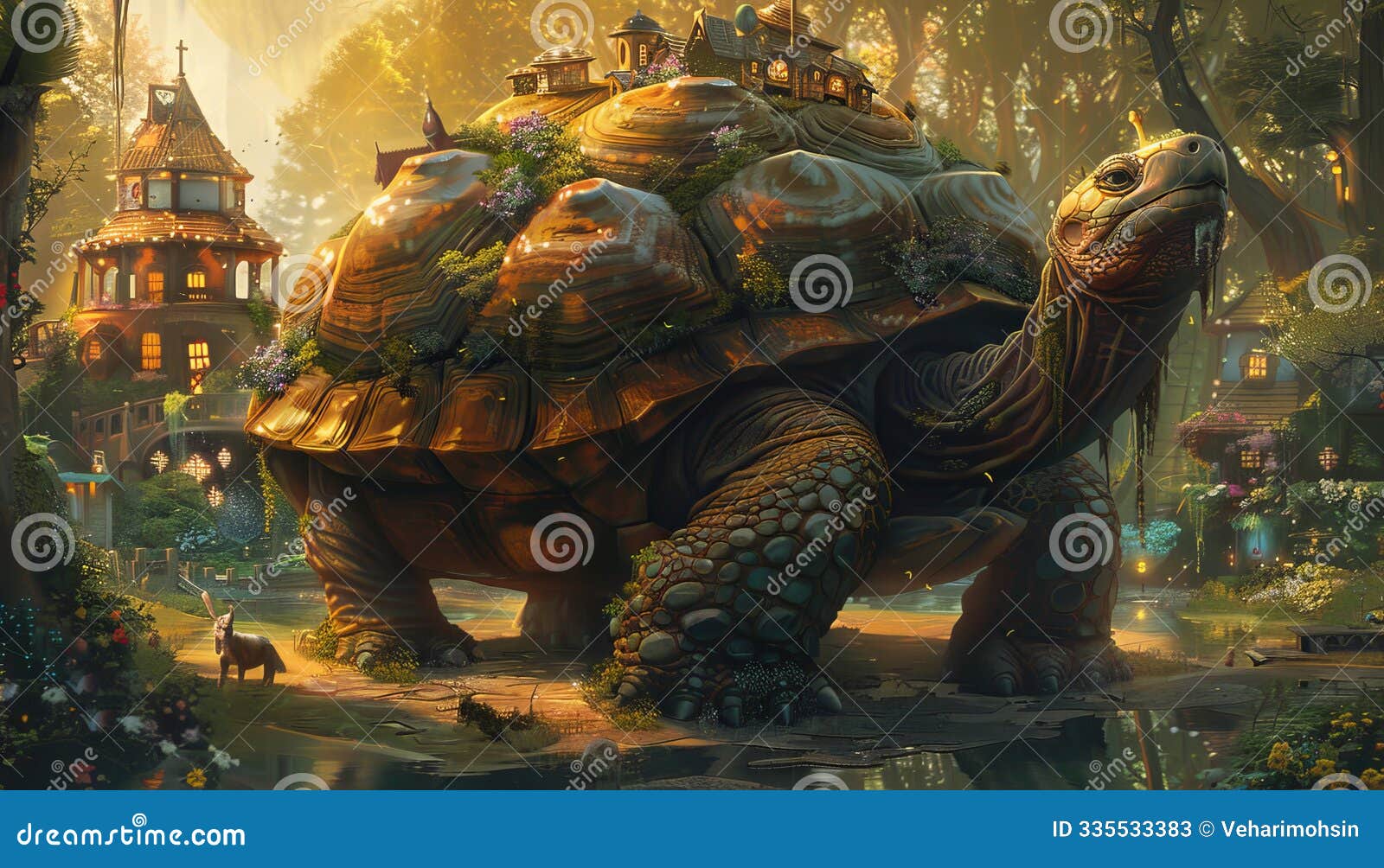 A Magical Bakery on the Back of a Giant Turtle Roams a Land of Sugar ...