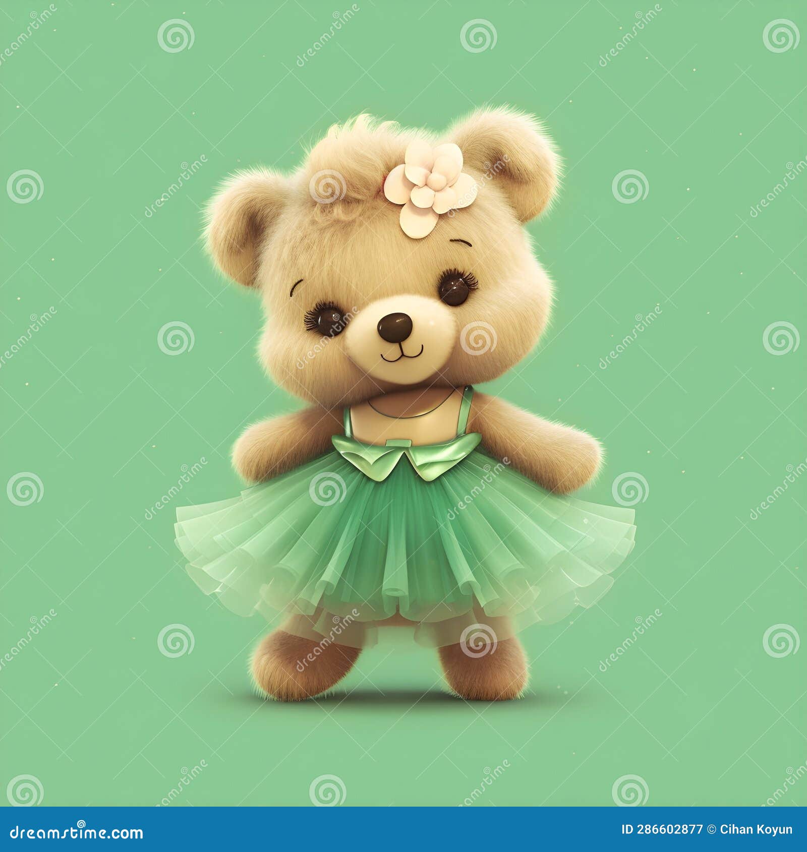 Magical bear dance artwork stock illustration. Illustration of forest ...
