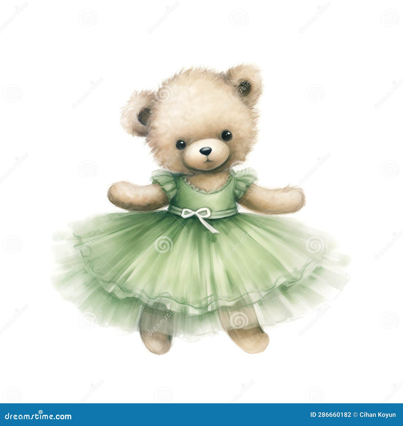 Magical bear dance artwork stock illustration. Illustration of doodle ...