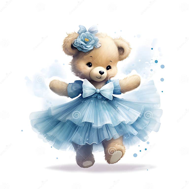 Magical bear dance artwork stock illustration. Illustration of animal ...