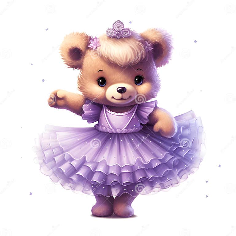 Magical bear dance artwork stock illustration. Illustration of black ...