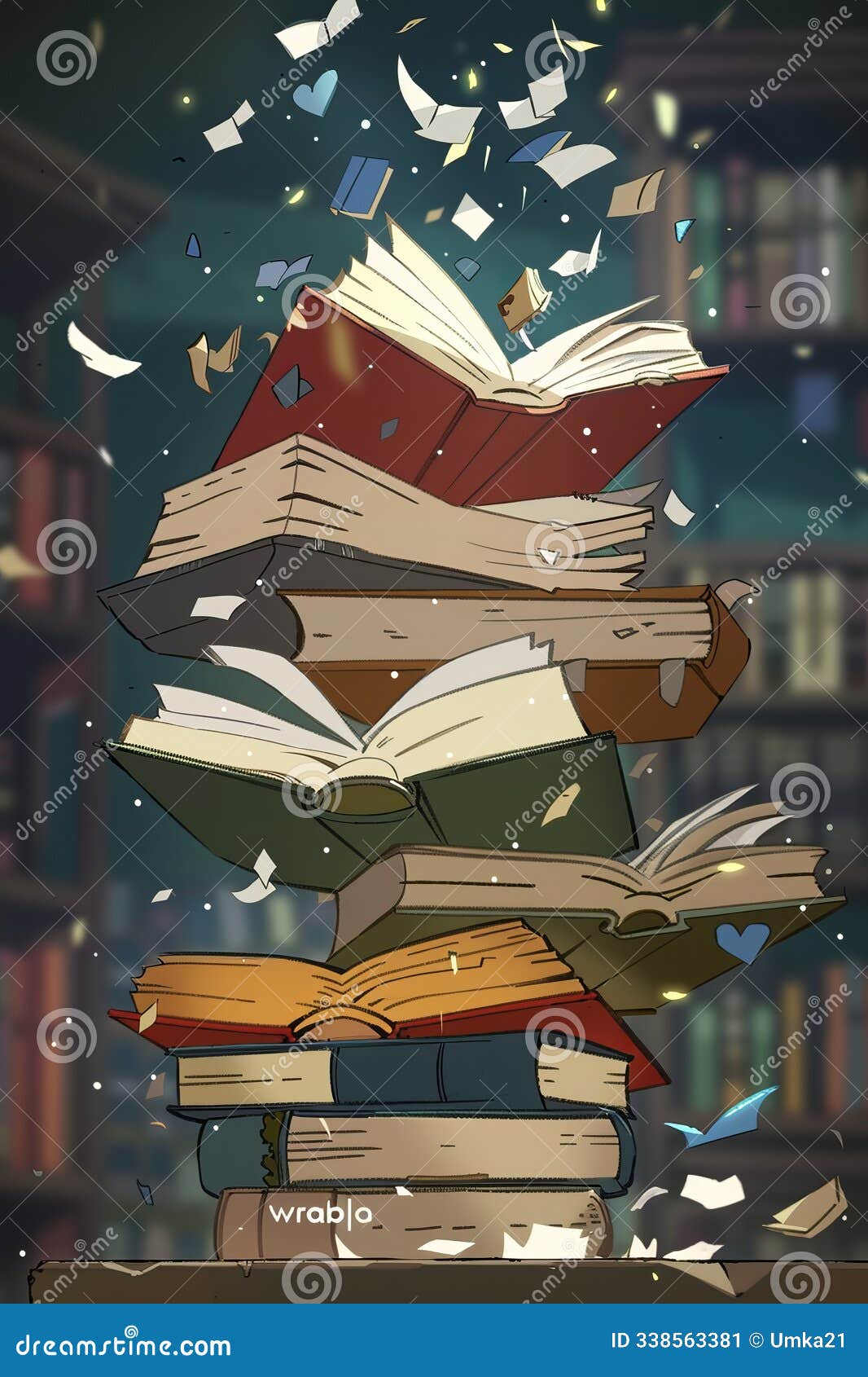 Enchanted Library: Where Fantasy And Knowledge Bloom, Generative Ai ...