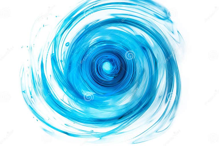 Magical Effects Inspired by Blue Light Vortex Effects. Stock Image ...