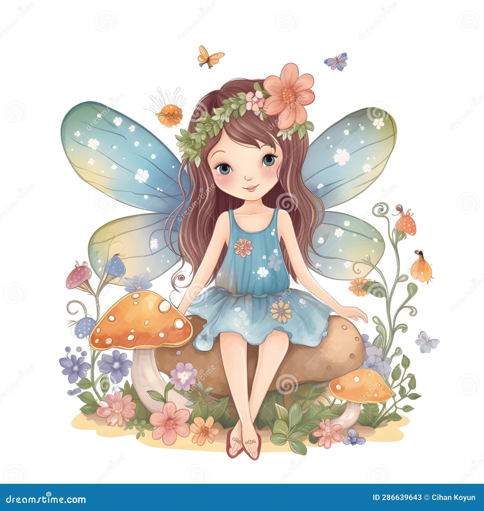 Magical fairyland vector stock illustration. Illustration of enchanted ...