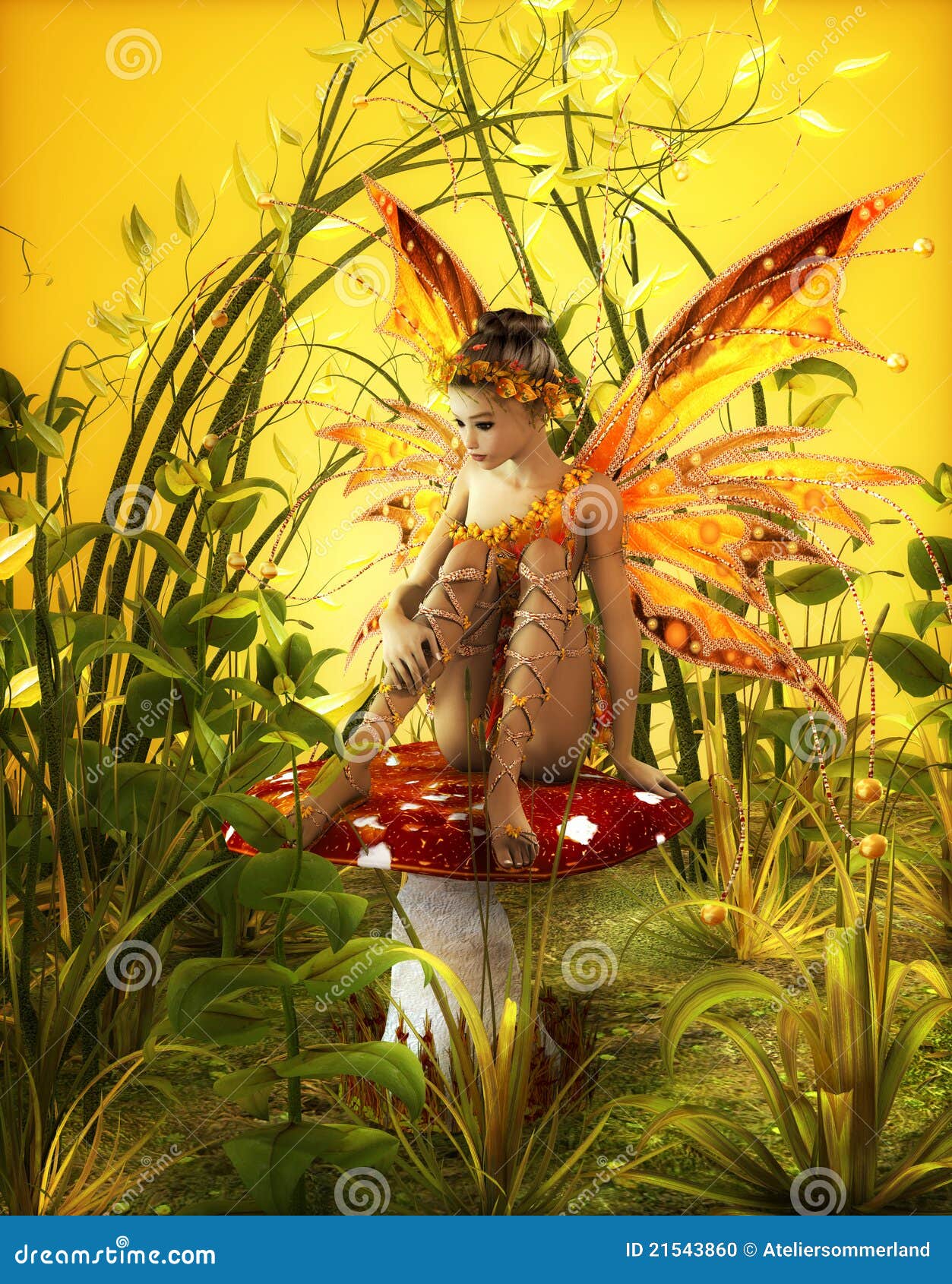 The Magical Fall stock illustration. Illustration of fantasy - 21543860