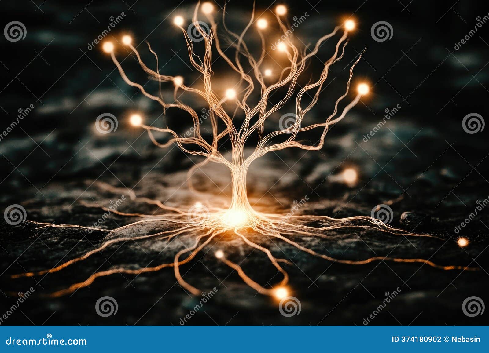 Magical Glowing Light Particles Floating Above Open Hands, Perfect For ...