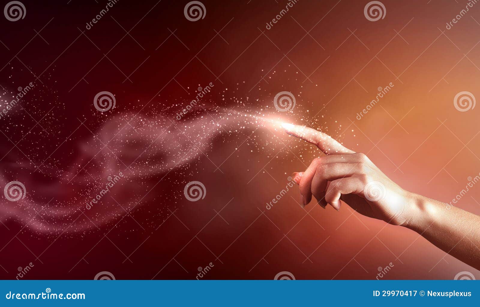 Magical Hands Conceptual Image Stock Image - Image of artistic, banner ...