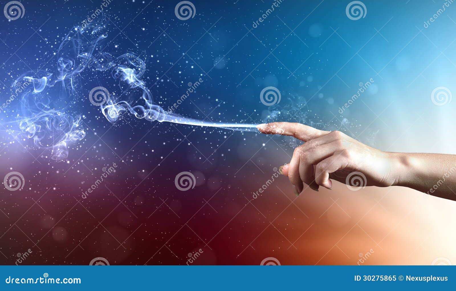 Magical Hands Conceptual Image Stock Illustration - Illustration of ...