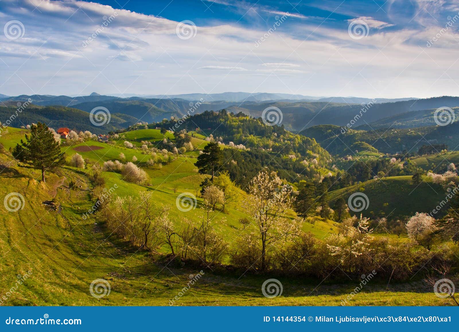 Magical Landscape stock photo. Image of cloud, blue, mountain - 14144354