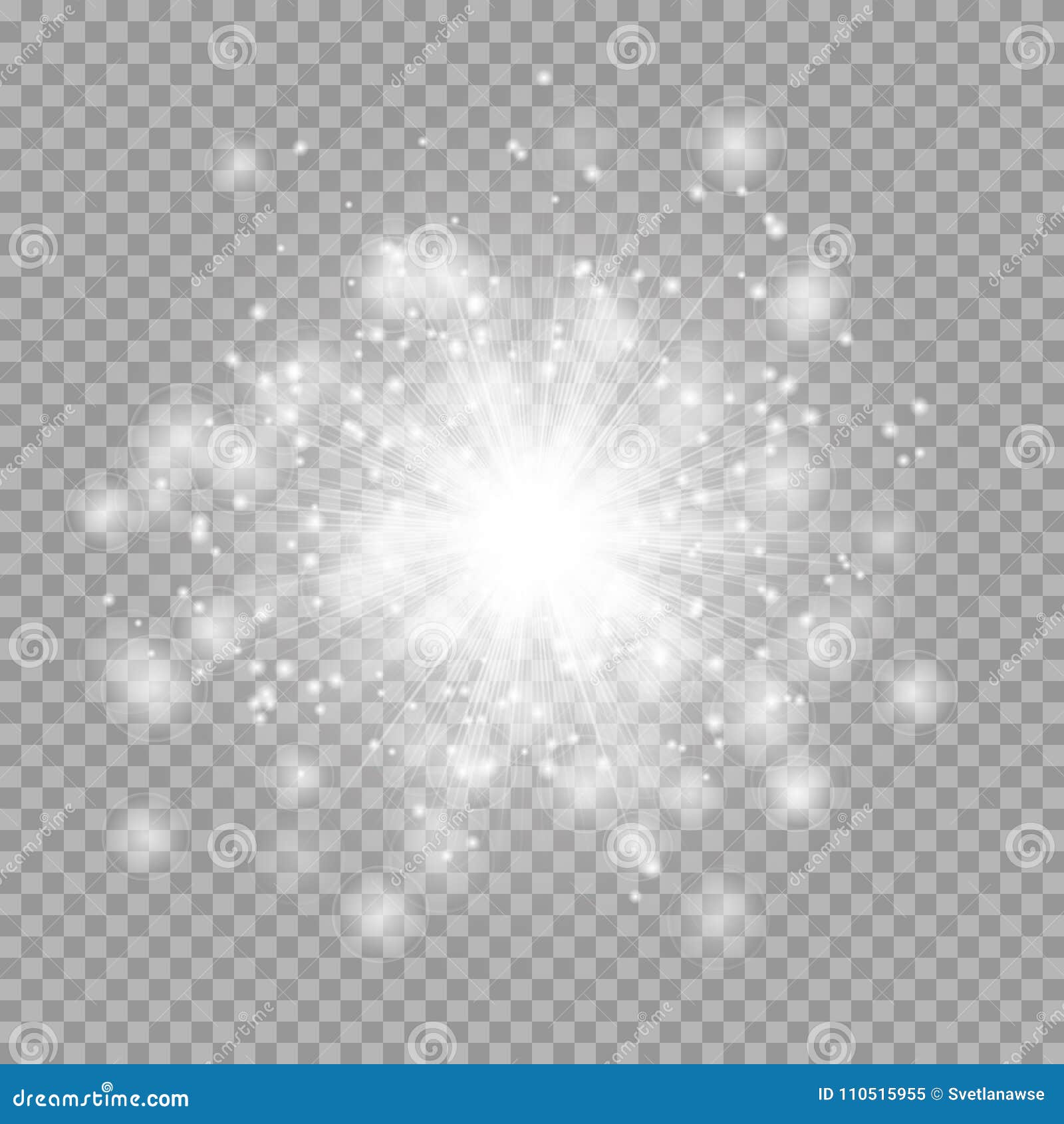 Magical light effect stock vector. Illustration of christmas - 110515955