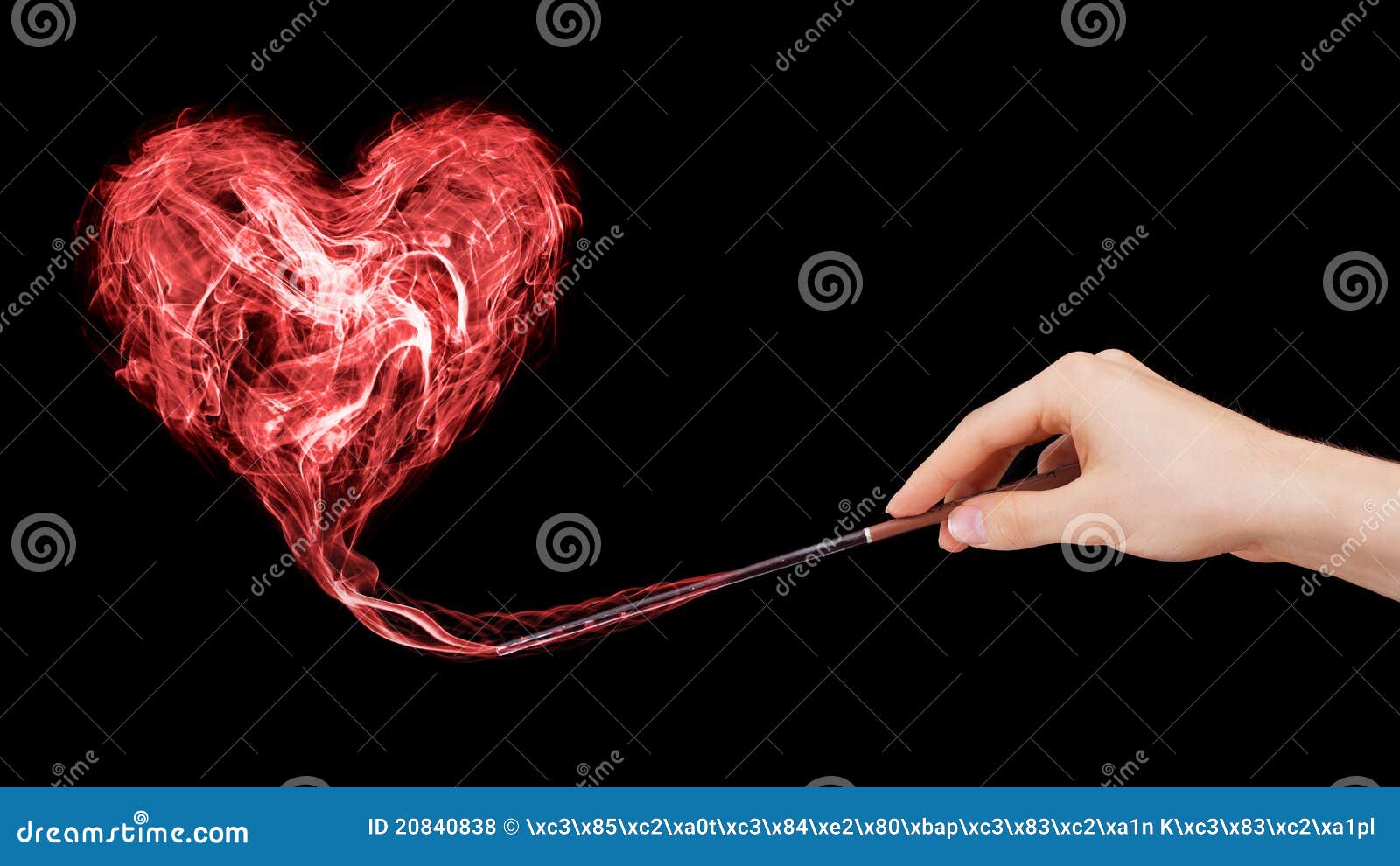 Magical love stock photo. Image of burning, blazing, black - 20840838