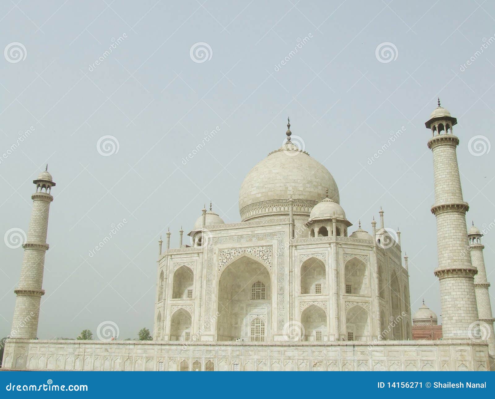 Magical Monument-the Taj Mahal Stock Image - Image of indian, artistic ...