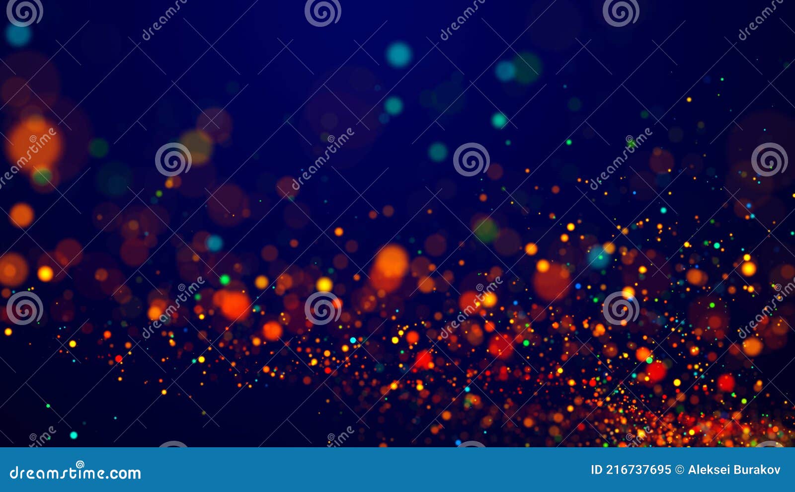 Magical Multicolored Sparkles of Light Form Abstract Simple Spiral ...