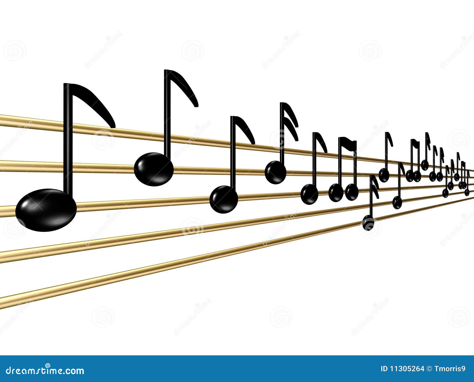 Magical Musical Notes stock illustration. Illustration of black - 11305264