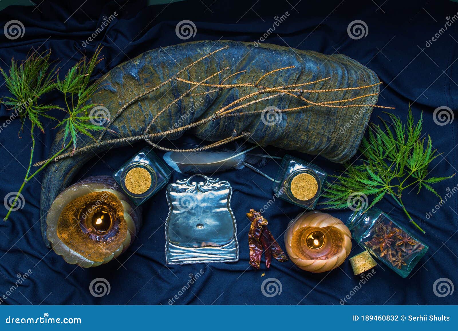 Magical objects stock photo. Image of reflection, occultism - 189460832