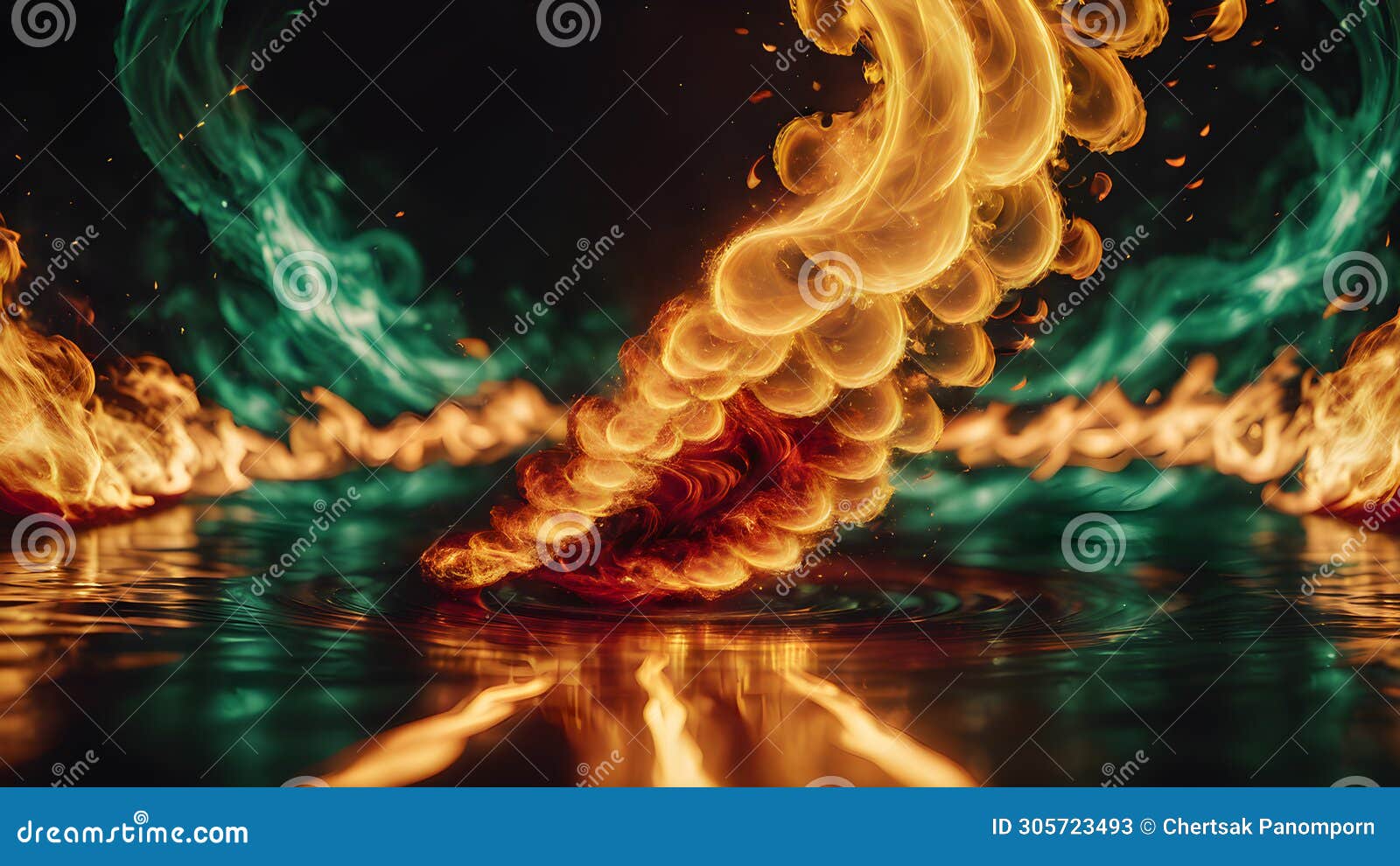 Magical Phenomenon Background Pattern, Generative Ai Illustrator Stock ...