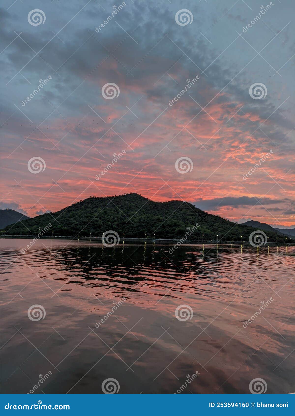 Magical pink sky stock photo. Image of coast, cloud - 253594160