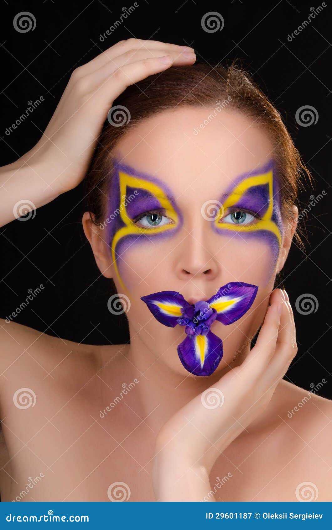 Magical portrait stock image. Image of bizarre, facial - 29601187