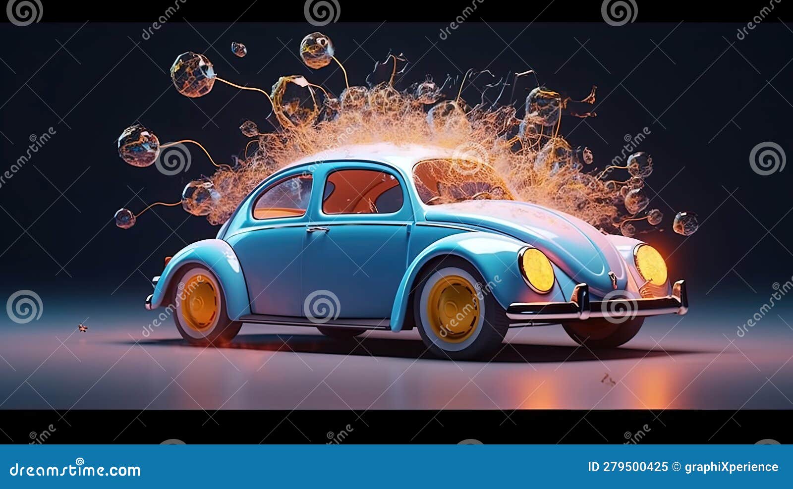 Magical Ride through Fantasy Worlds Stock Illustration - Illustration ...