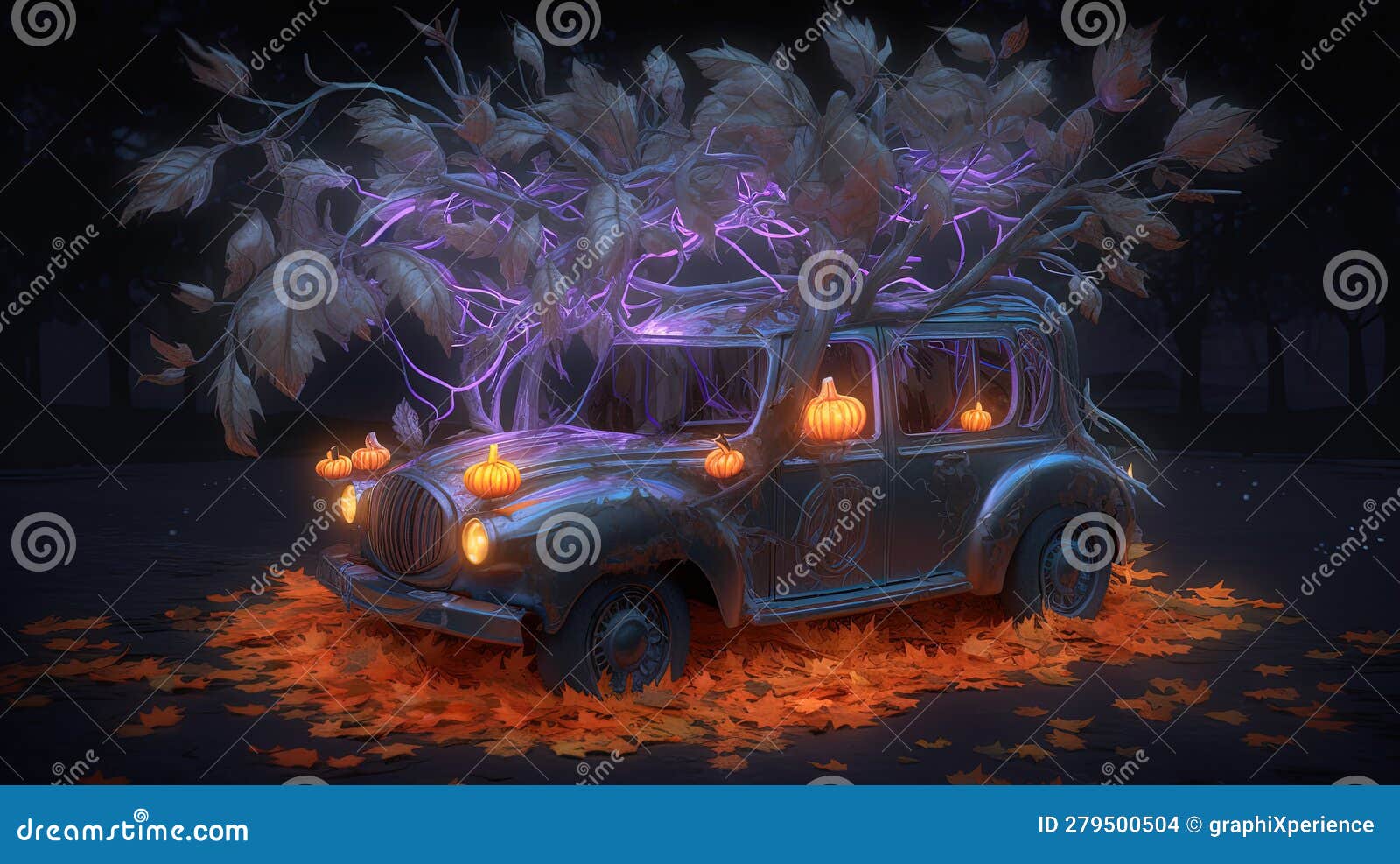 Magical Ride through Fantasy Worlds Stock Illustration - Illustration ...