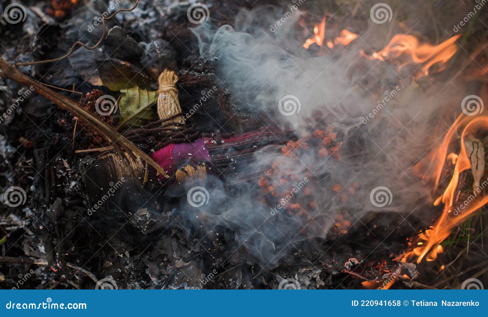 Magical Rituals with a Doll Stock Photo - Image of negative, aura ...