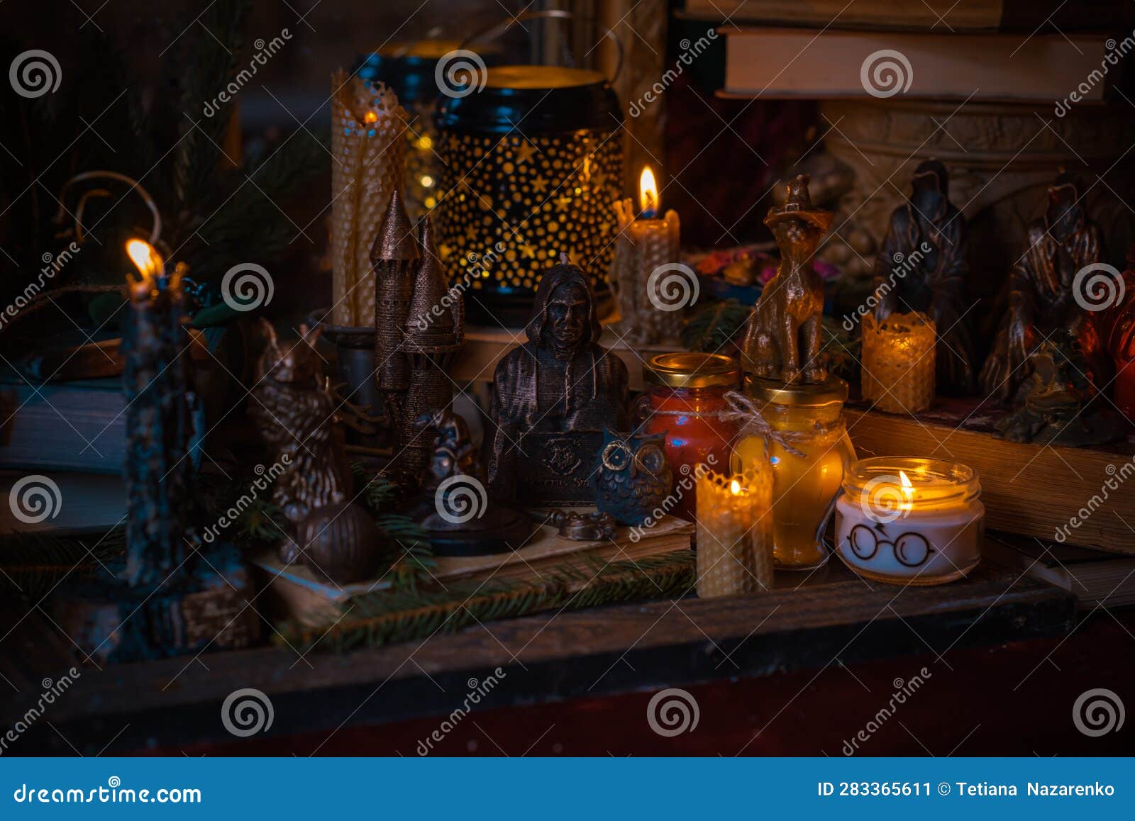 Magical Altar, Old Magic Concept, Spells and Prediction Concept Stock ...