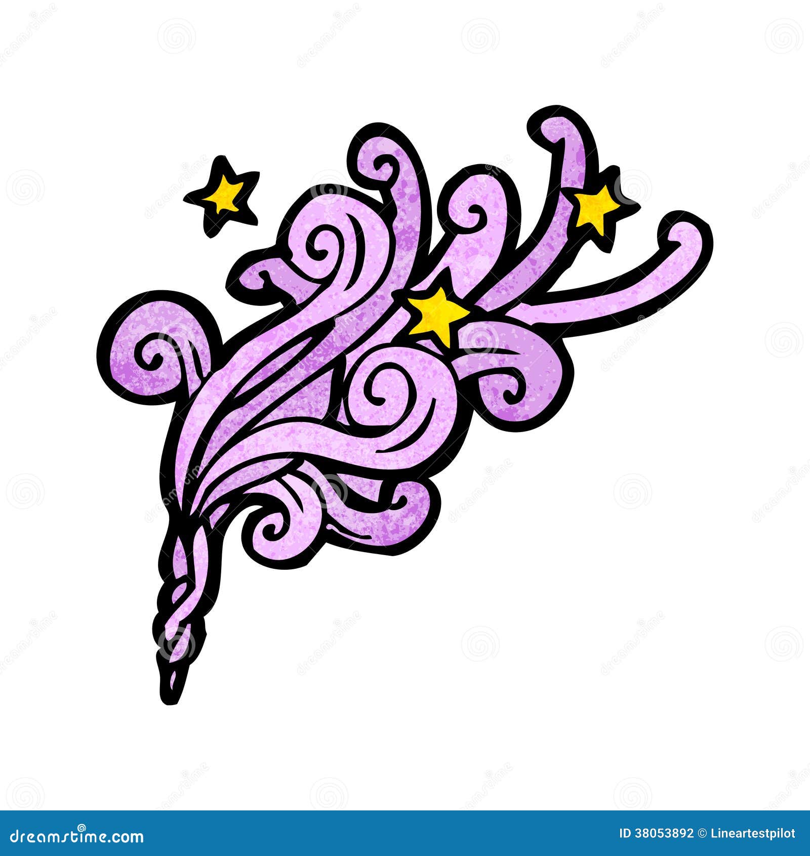 Magical smoke cartoon stock vector. Illustration of smoke - 38053892