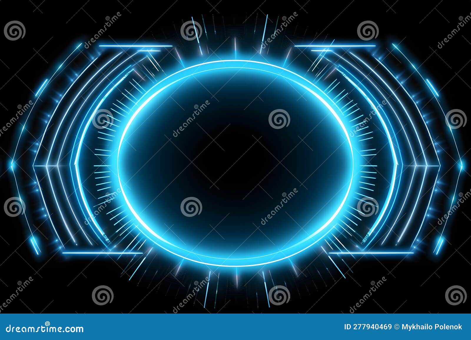 Magical Sound Wave Symbol. Neural Network AI Generated Stock Photo ...