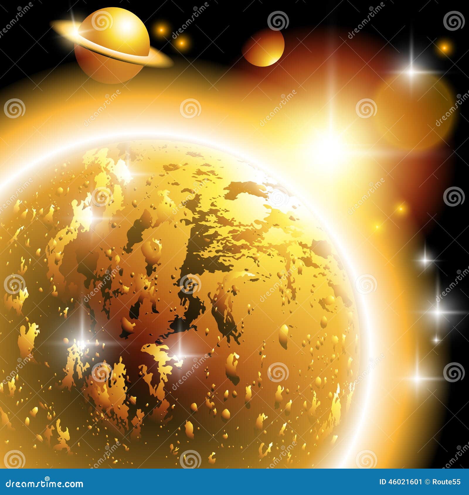 Magical space stock vector. Illustration of nebula, black - 46021601