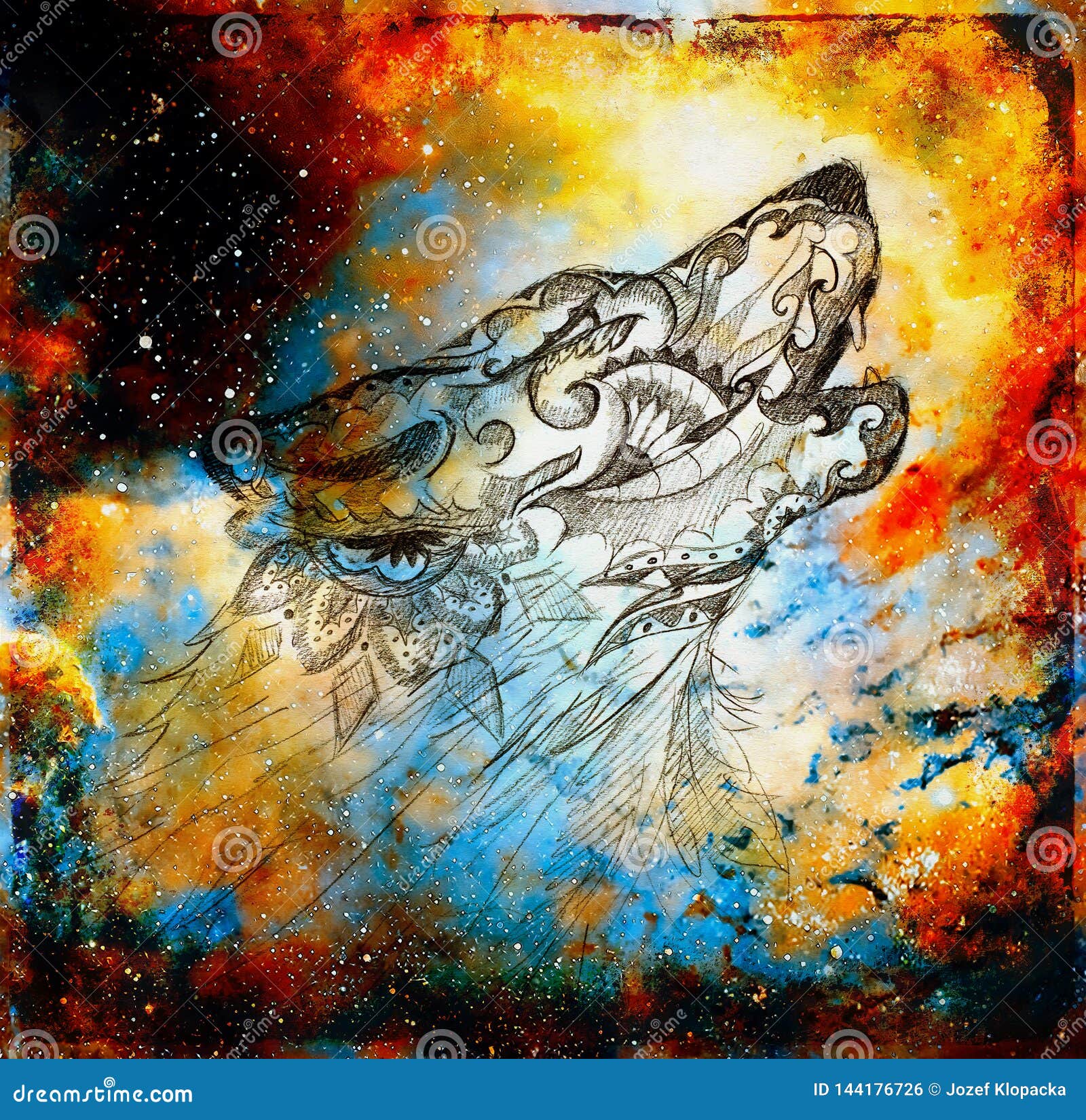 Wolf Dog Computer Tablet Screen Hacker Impostor Intruder Fake Friend ...