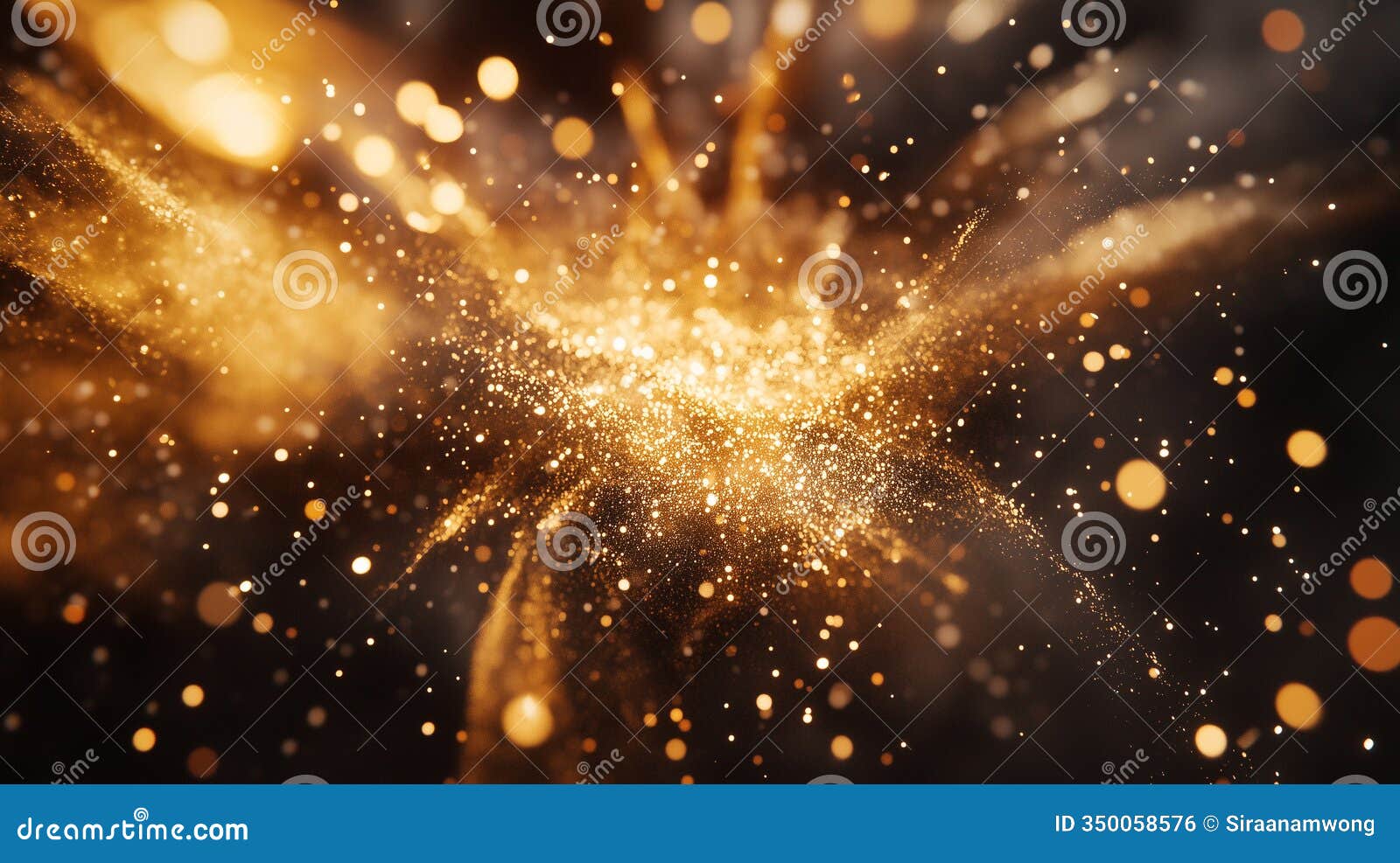 Magical Star Dust Sparks Light Effect in Explosion. by Generative Ai ...