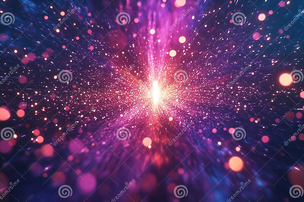 Magical Star Dust Sparks Light Effect in Explosion. by Generative Ai ...
