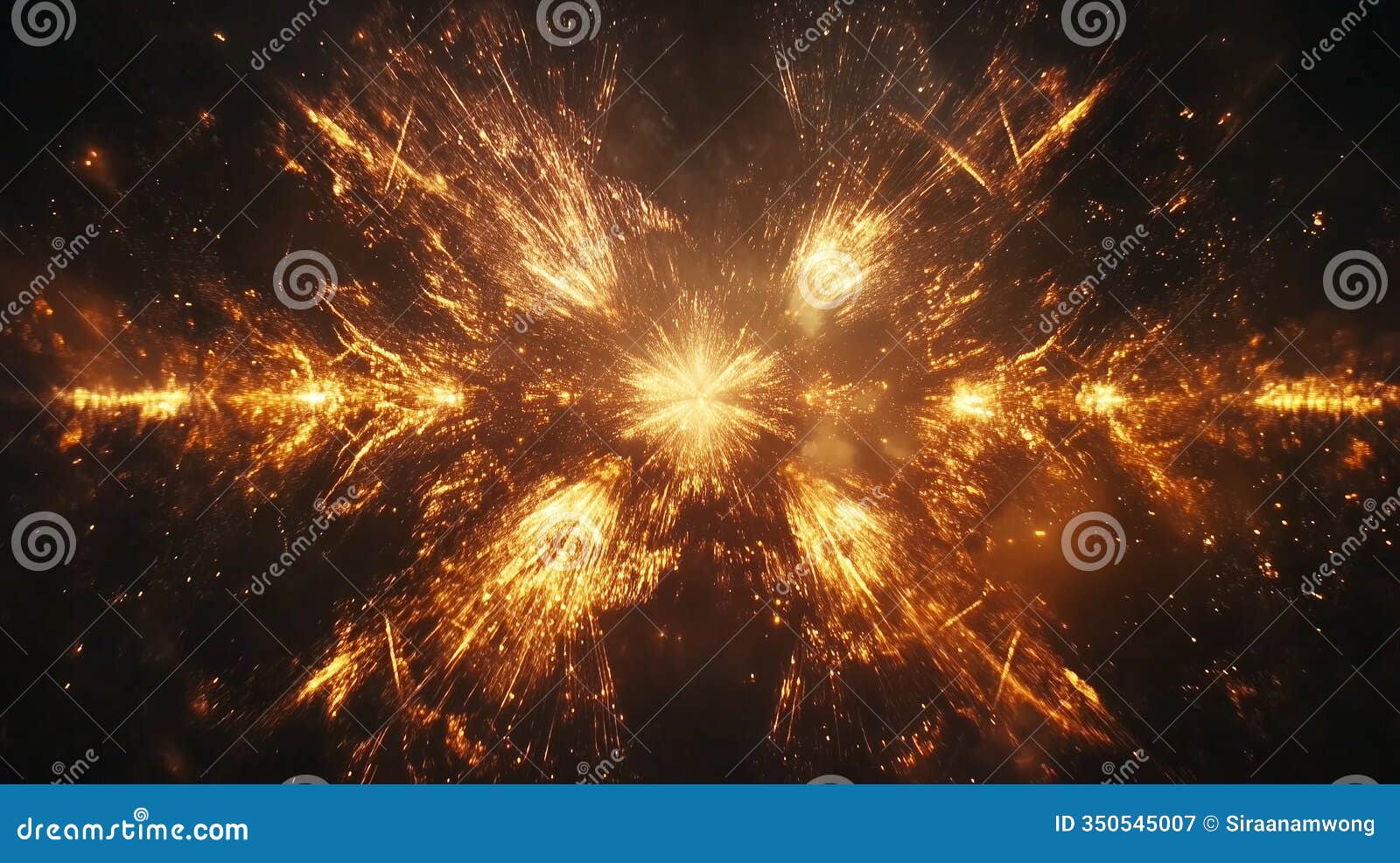 Magical Star Dust Sparks Light Effect in Explosion. by Generative Ai ...