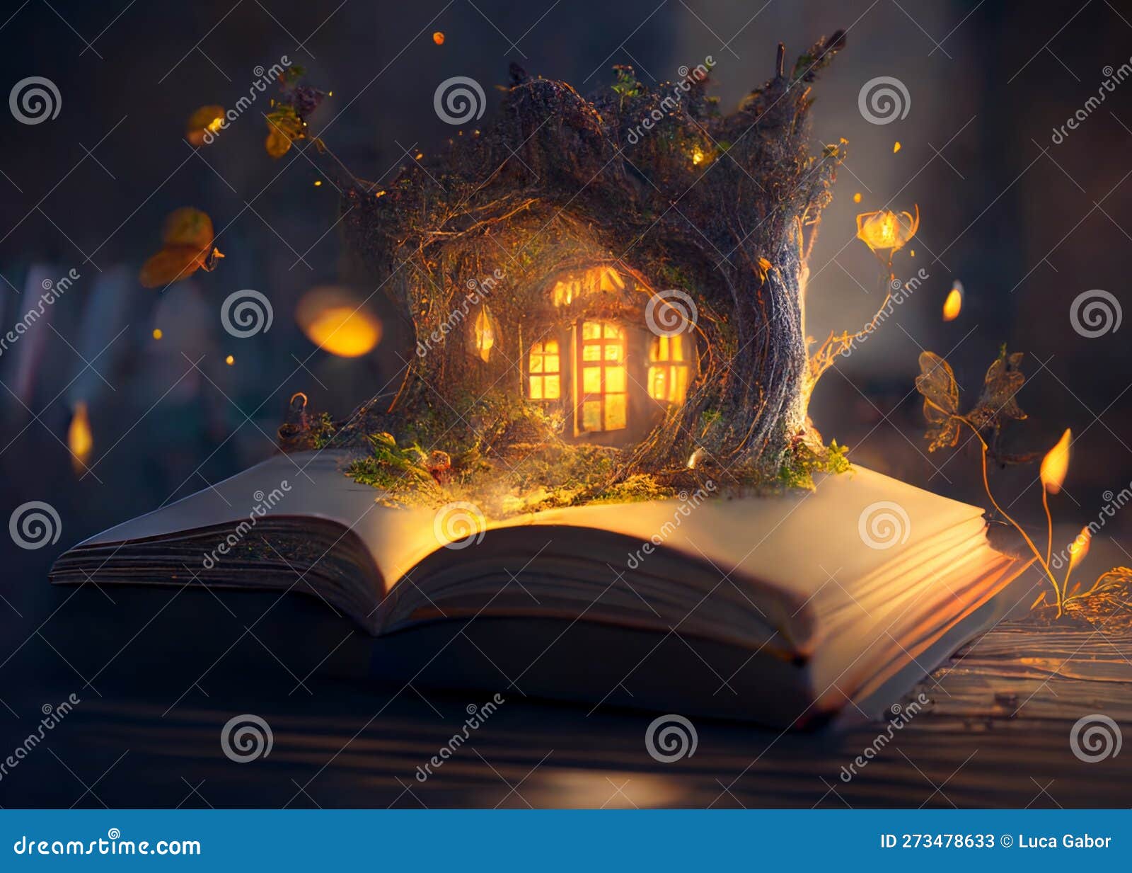 Magical Storybook Illustration 库存例证 - 插画 包括有 地球, 横向: 273478633