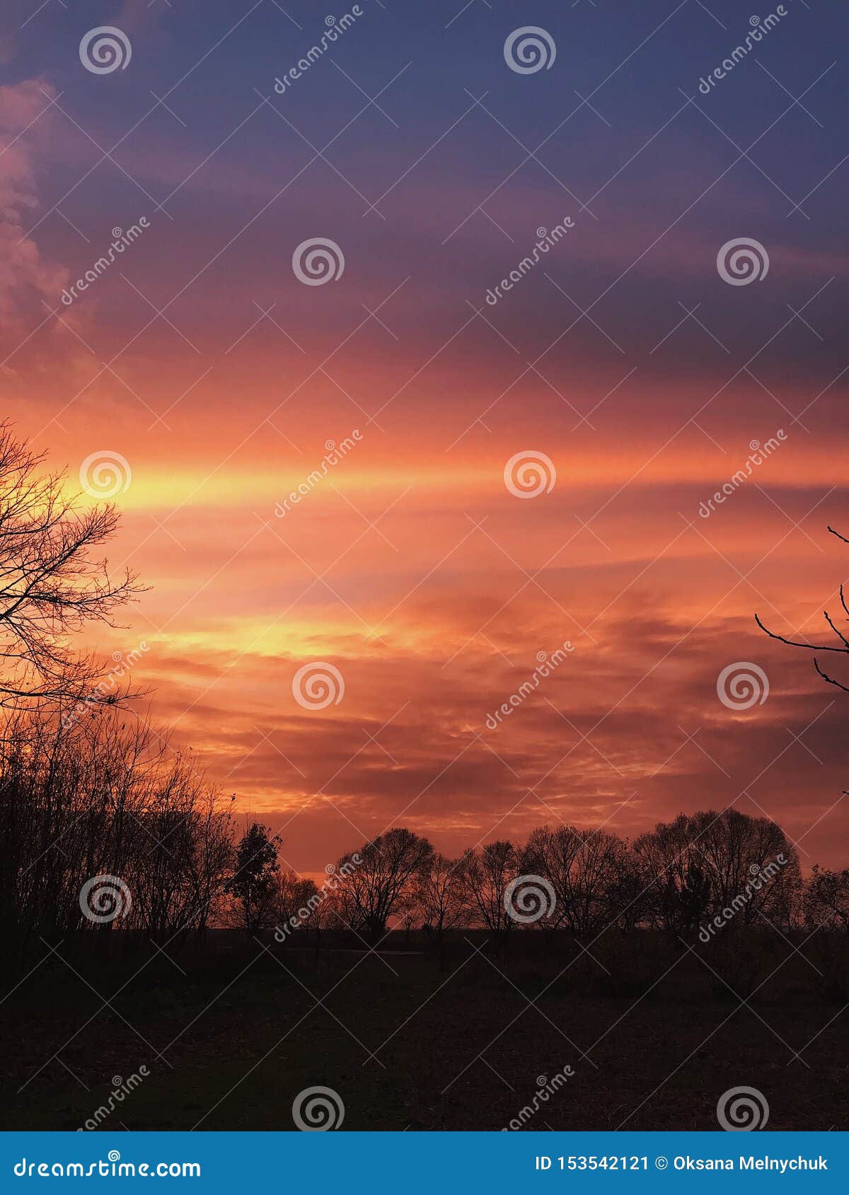 Magical sunset stock image. Image of magical, beauty - 153542121