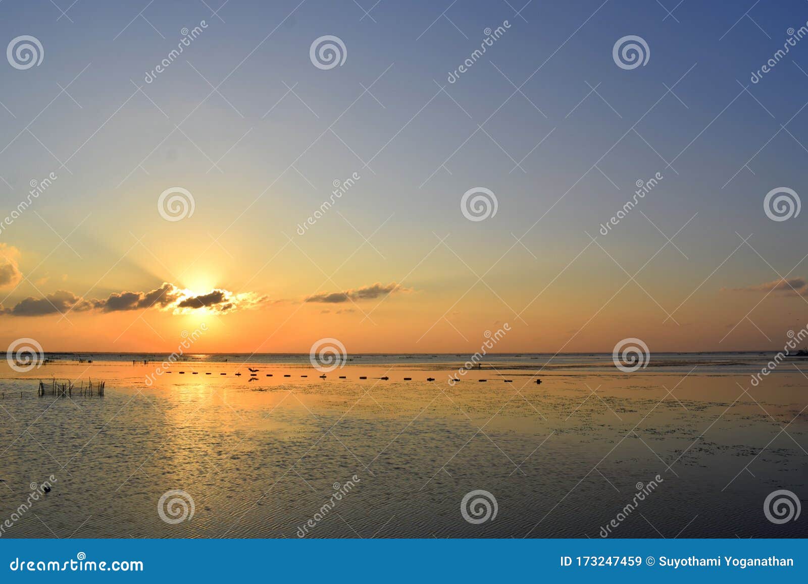 Magical sunset stock image. Image of relax, evening - 173247459