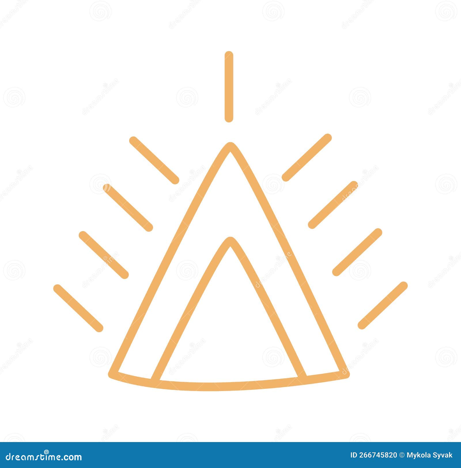 Magical Symbol for Magic Rituals Flat Icon Stock Vector - Illustration ...