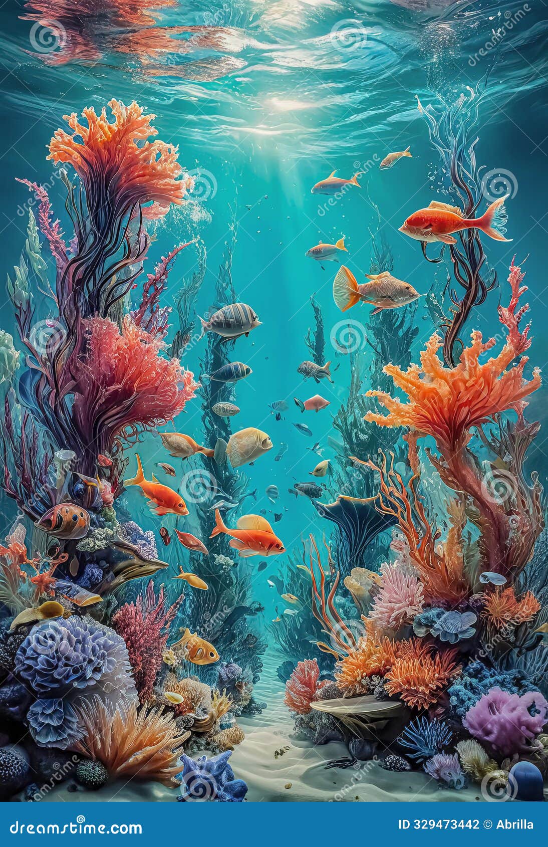 A Magical Tale of Tropical Fish Close-up Stock Photo - Image of ...