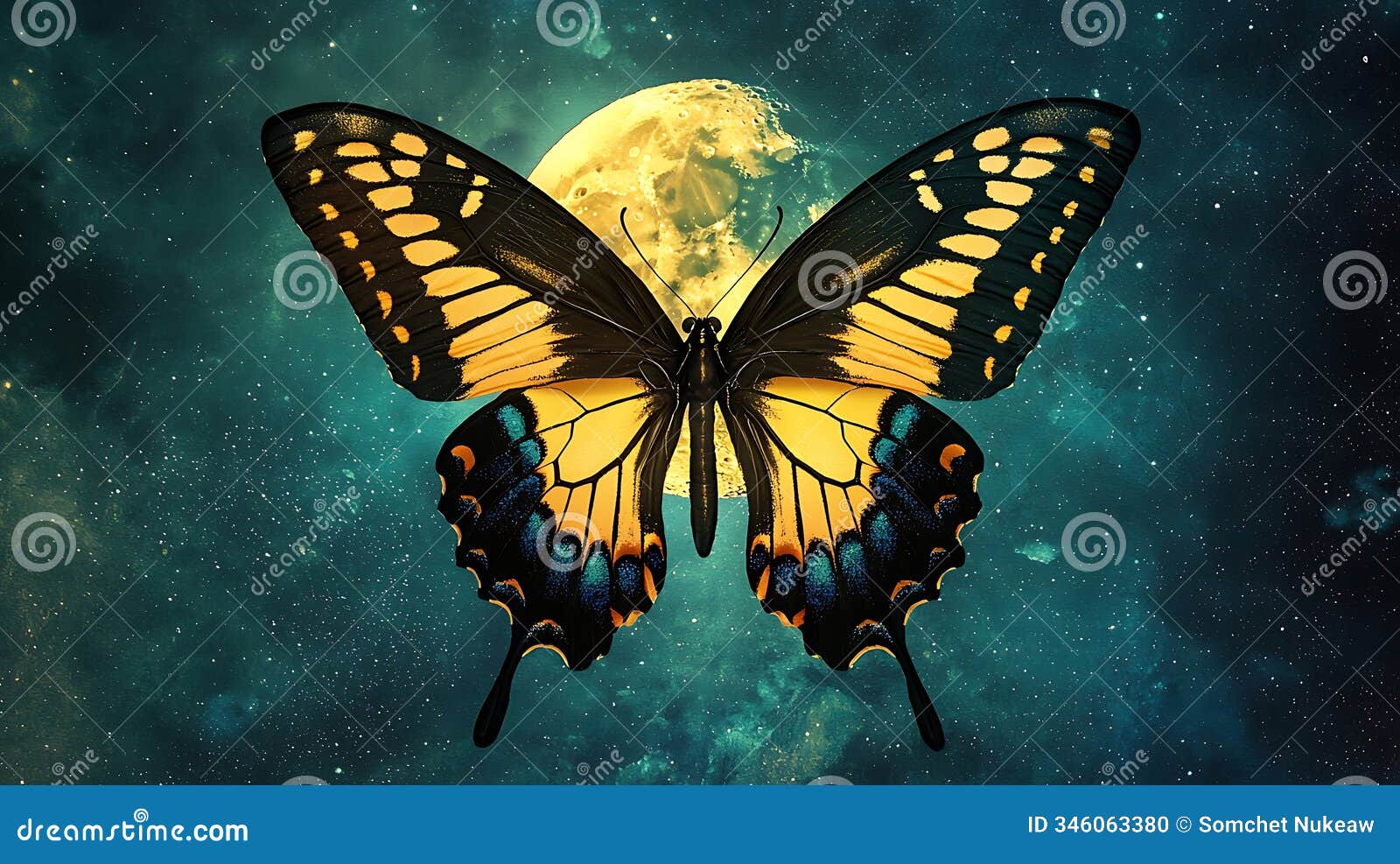 A Magical Transformation the Enigmatic Butterfly Changing Wings between ...