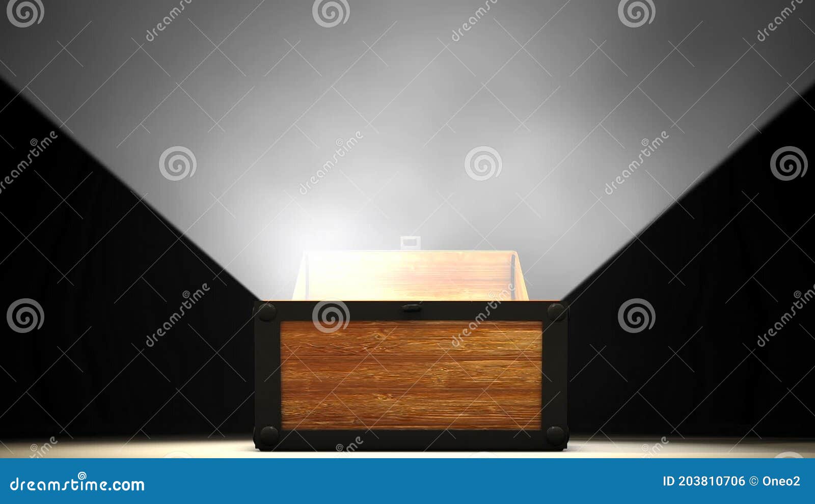 Magical Treasure Box Opening Animation. Stock Footage - Video of full ...