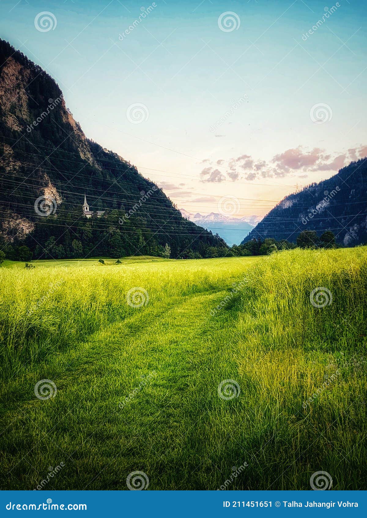 A magical valley stock image. Image of view, mountain - 211451651