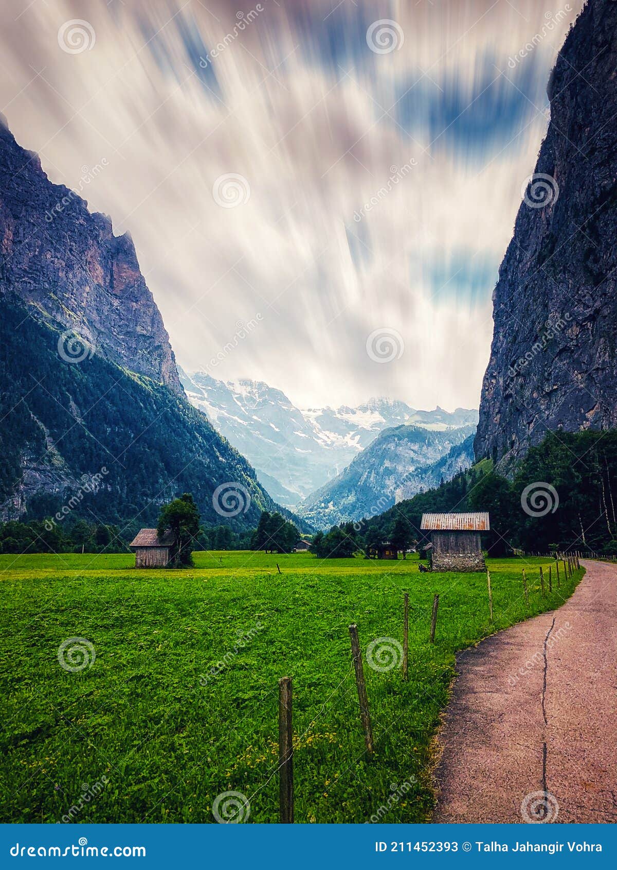 A magical valley stock image. Image of scenic, idyllic - 211452393