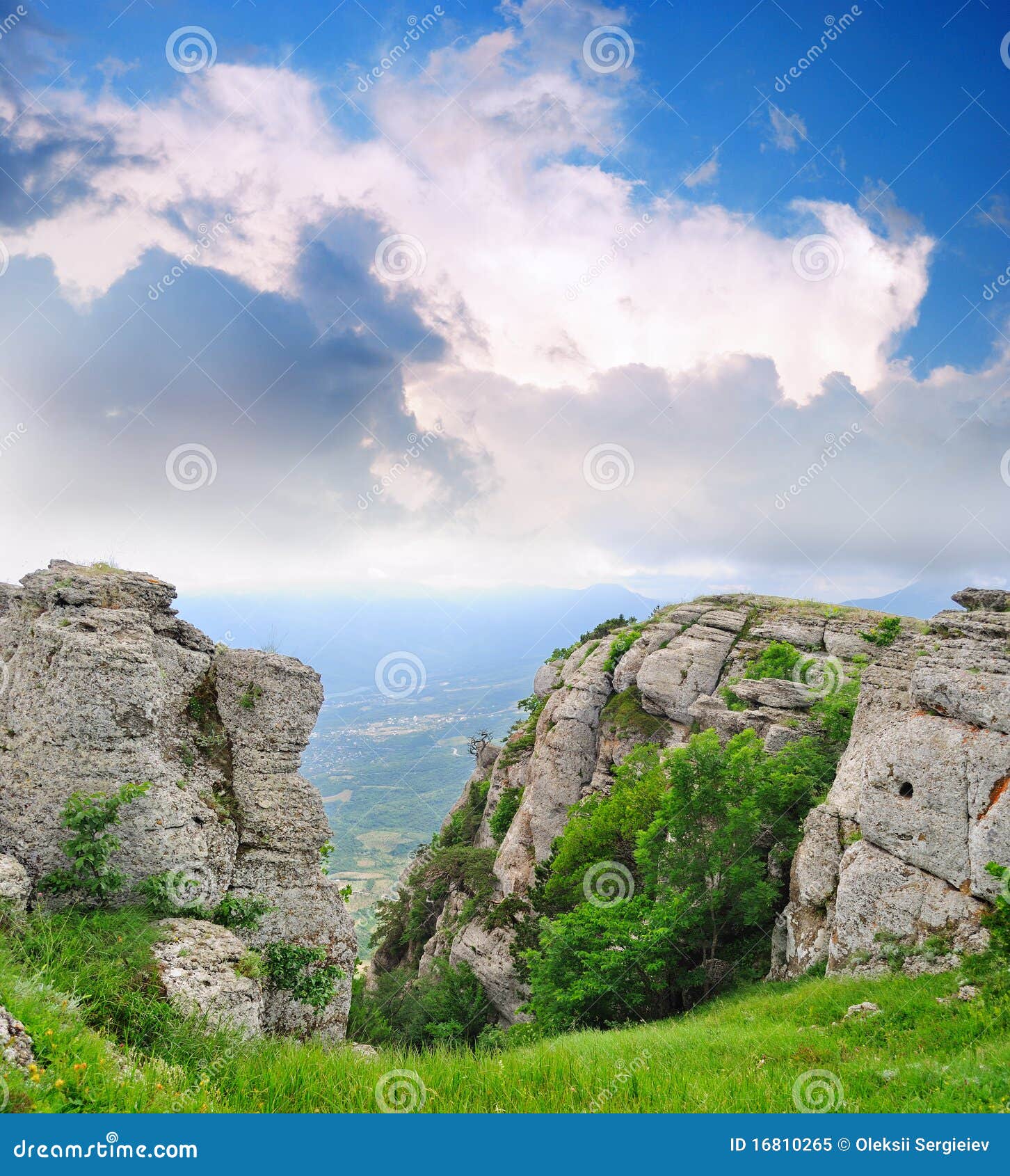 Magical view stock image. Image of landscape, land, hill - 16810265