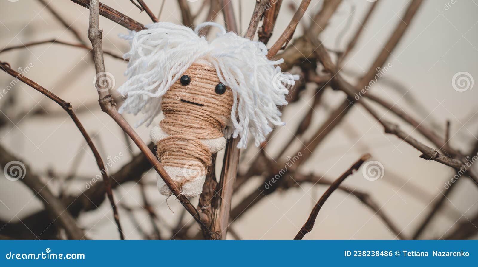 Magical Voodoo Doll, Esoteric and Magic Concept Stock Photo - Image of ...