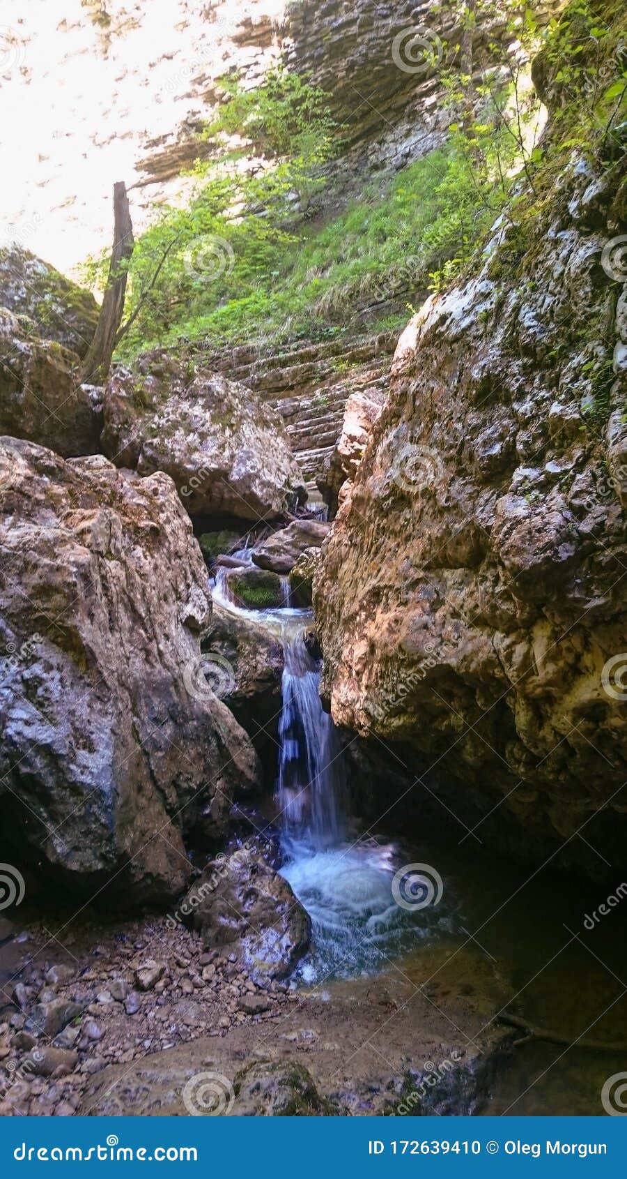 Magical Waterfalls in the Mountains of Georgia Stock Photo - Image of ...