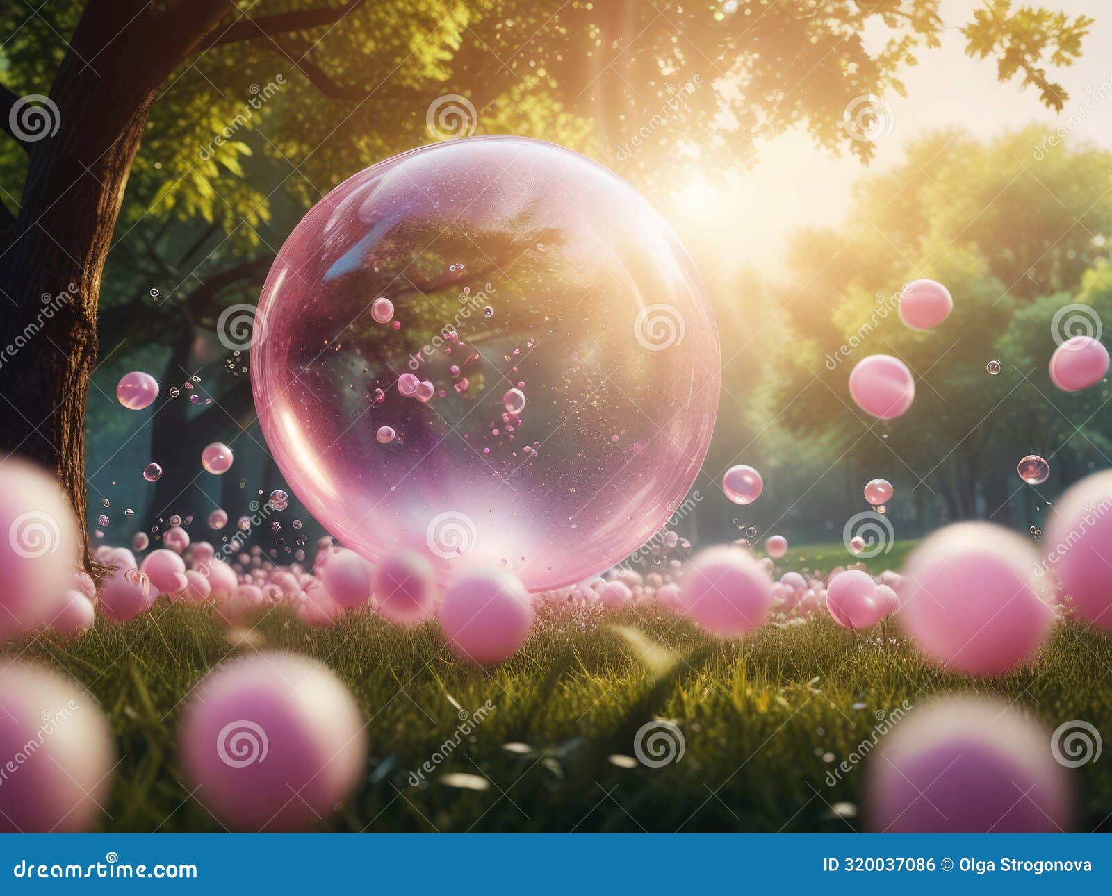 Magical Whimsical World with Mysterious Atmosphere. Colorful ...