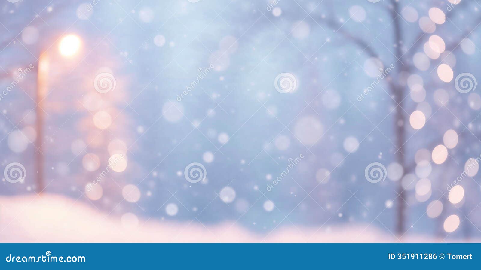 Magical Winter Bokeh Pastel Background Stock Photo - Image of backdrop ...
