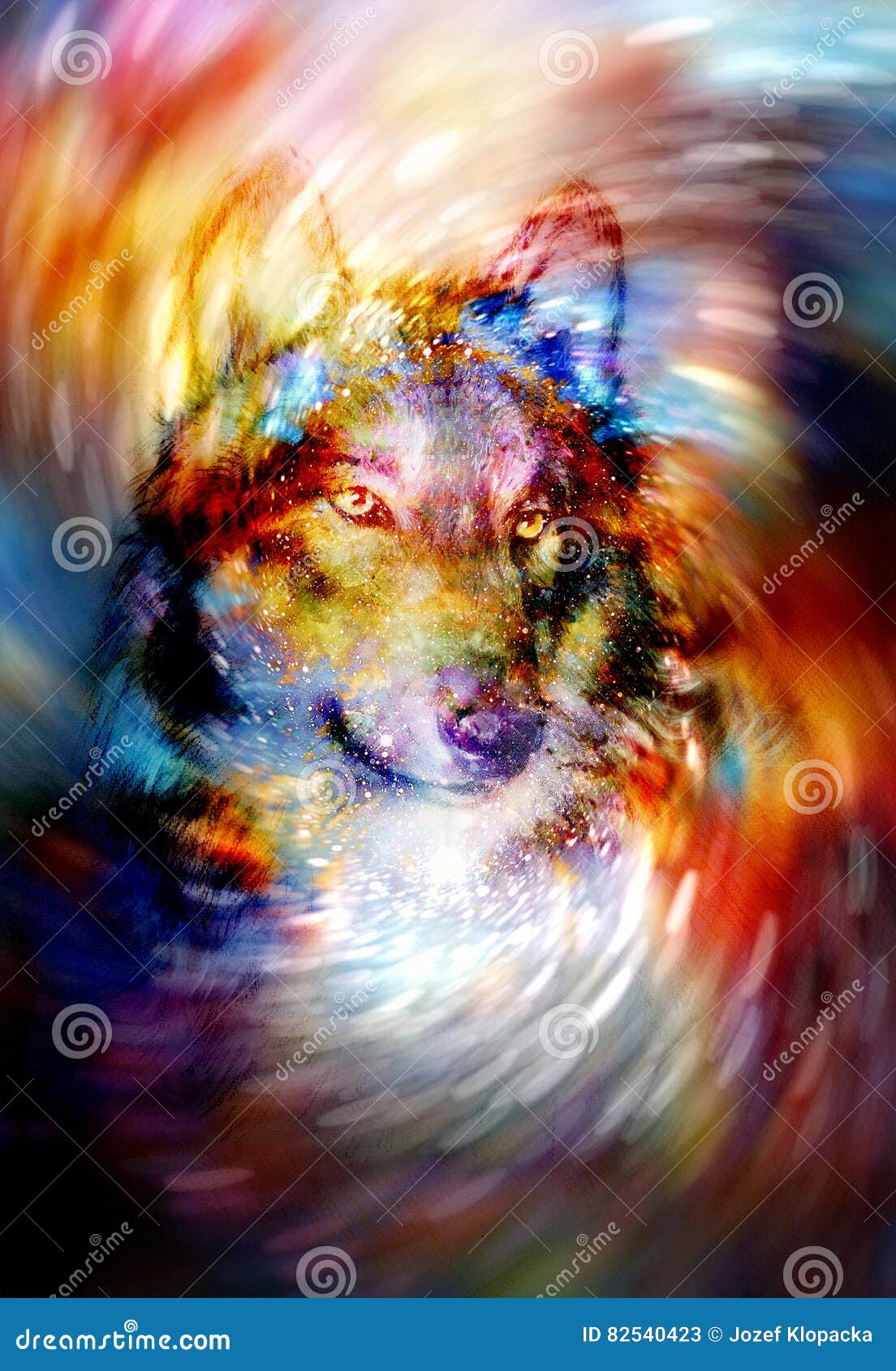 Magical Wolf Stock Illustrations – 285 Magical Wolf Stock Illustrations ...